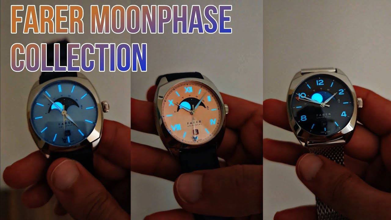 Reviewing the New Farer Moonphase Collection - YouTube