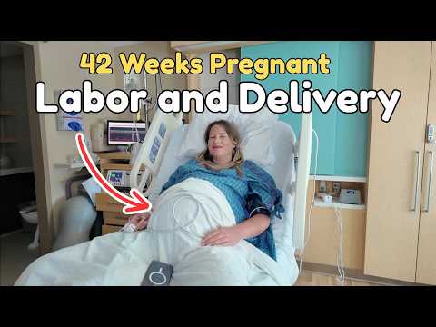 42 Weeks Pregnant Labor and Delivery - positive postterm birth vlog