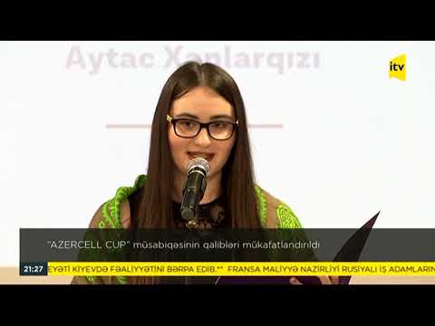 AZERCELL CUP Müsabiqəsinin Qalibləri Mükafatlandırıldı