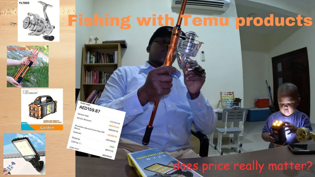 Temu fishing products | Part 1: The unboxing @temu - YouTube