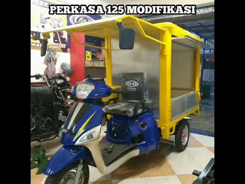 modifikasi motor roda tiga box, warung, kanopy, kredit melayani wilayah ...