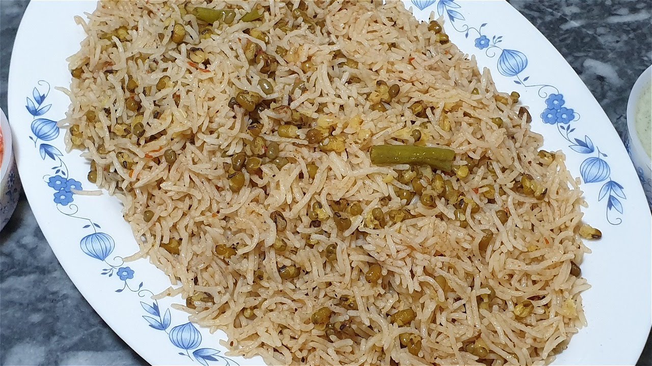 Moong Pulao Recipe By Kitchen Heights - YouTube
