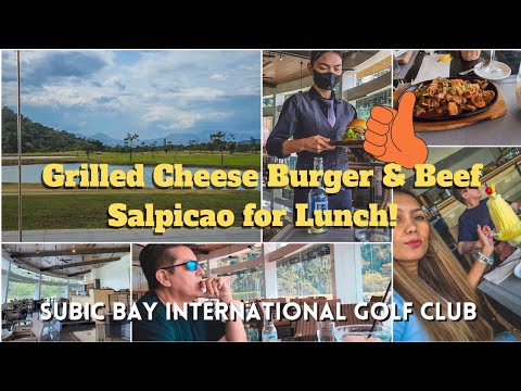 Subic Bay Int'l Golf Club Restaurant & A Quick Shopping to Royal Duty ...