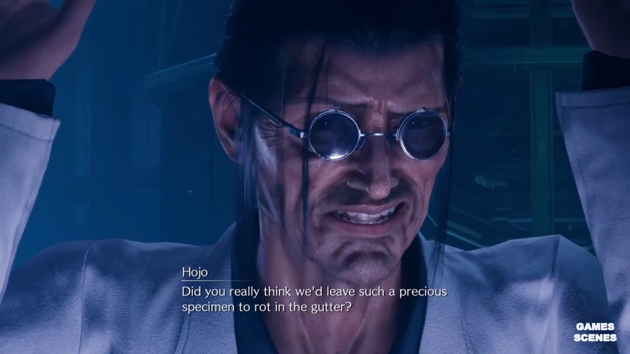 Final Fantasy 7 Remake Hojo and Aerith Scene - YouTube