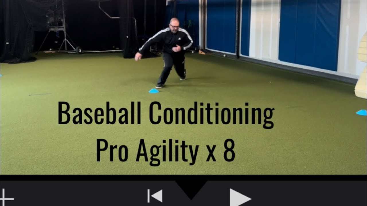 #Baseball Conditioning | Pro Agility w/ different starts #conditioning ...