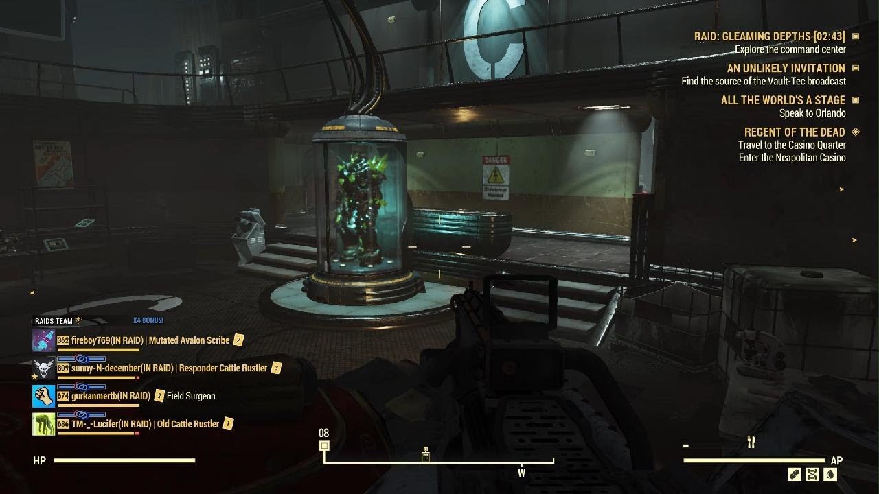 Fallout 76: Gleaming Depths Enclave Squad Epsilon Encounter - YouTube