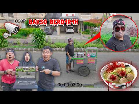 CCTV Merekam Penjual Bakso Berd4r4h Di Depan Rumahku
