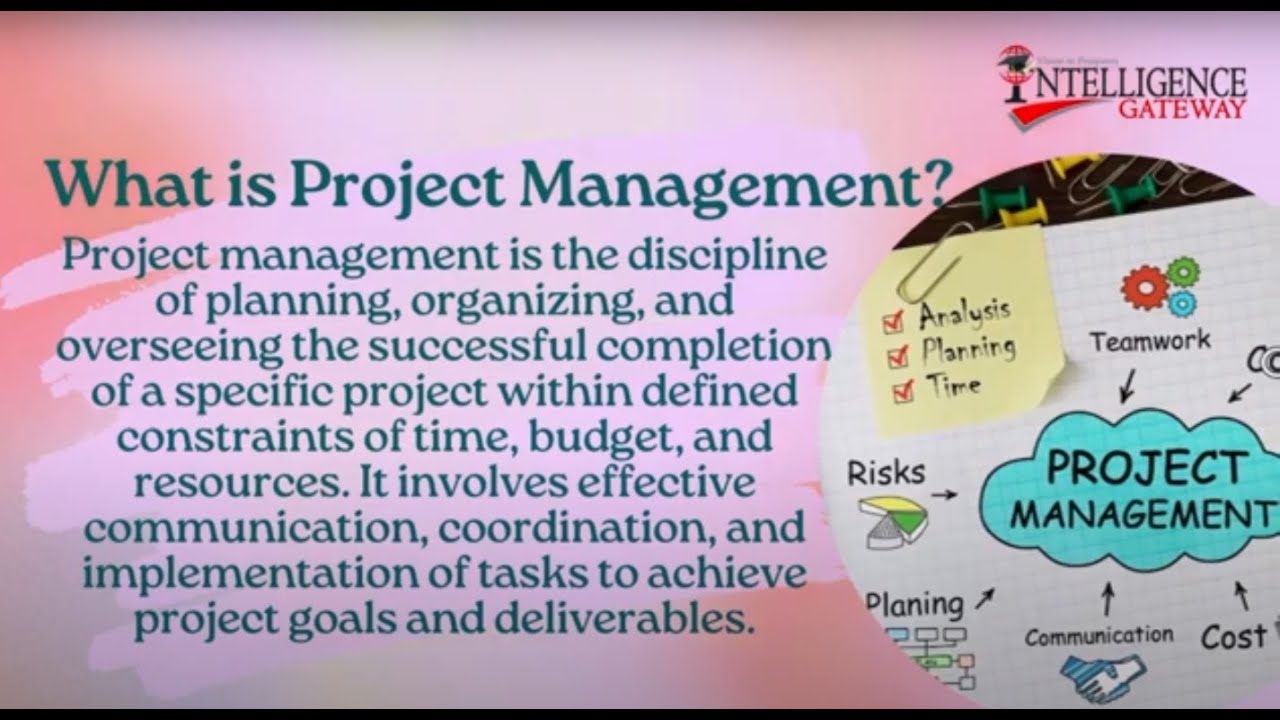 Lecture 1: Introduction To Project management - YouTube