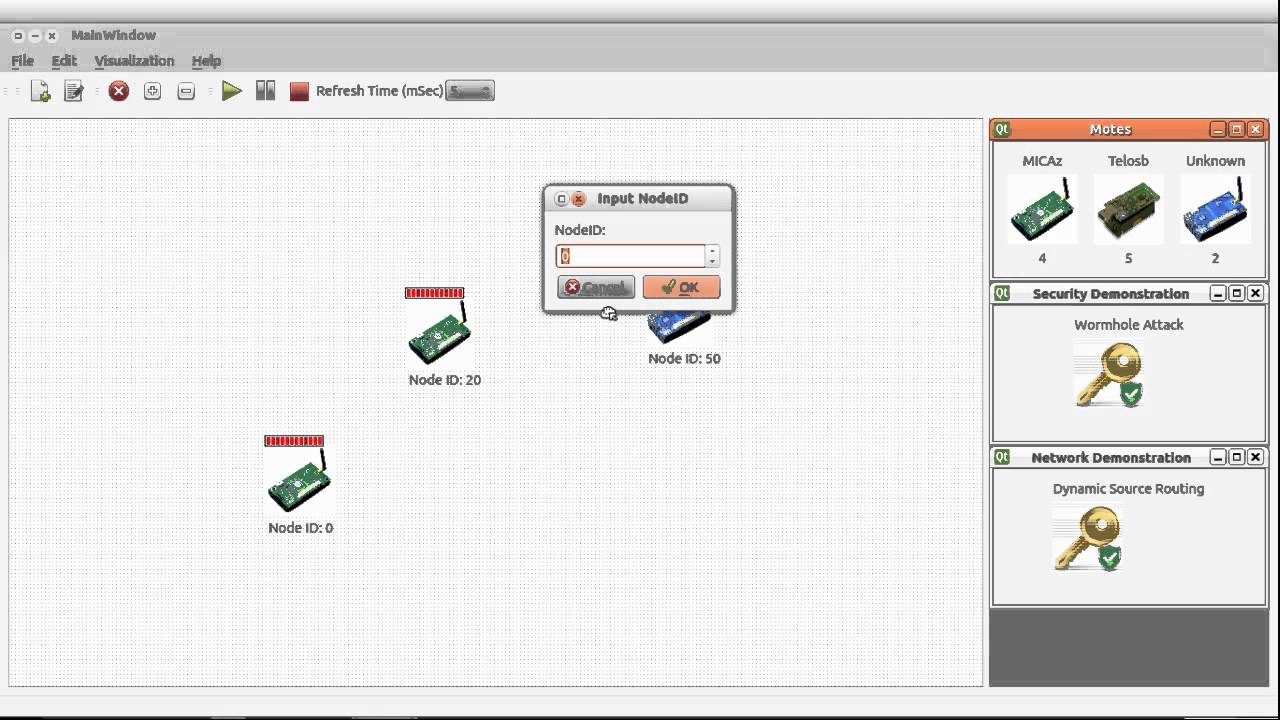 PROVIZ demo using Ti packet sniffer - YouTube