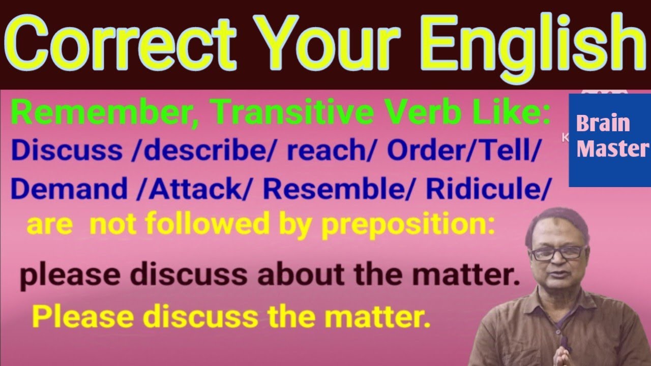 Correct Use Of Words#Correct Use Of Prepositions#Speak And Write ...