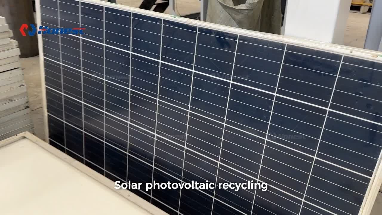 Solar PV Cell Dismantling & Recycling Line - Recycling of The Solar ...