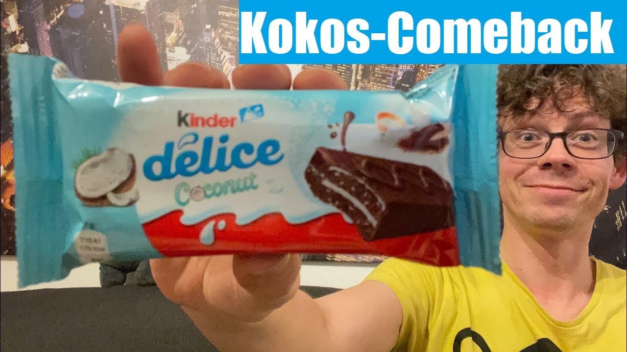 Kinder Delice Coconut im Test: So schmeckt das Kokos-Comeback! - YouTube