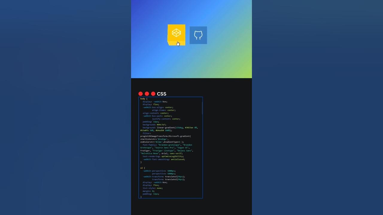 Css Hover 3d Animation Coding Webcoding Webdesign Programming