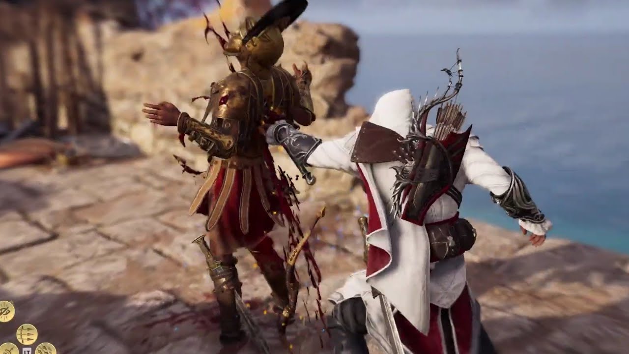 Assassin's Creed Odyssey Stealth Kills Ezio Armor(Requiescat in pace ...