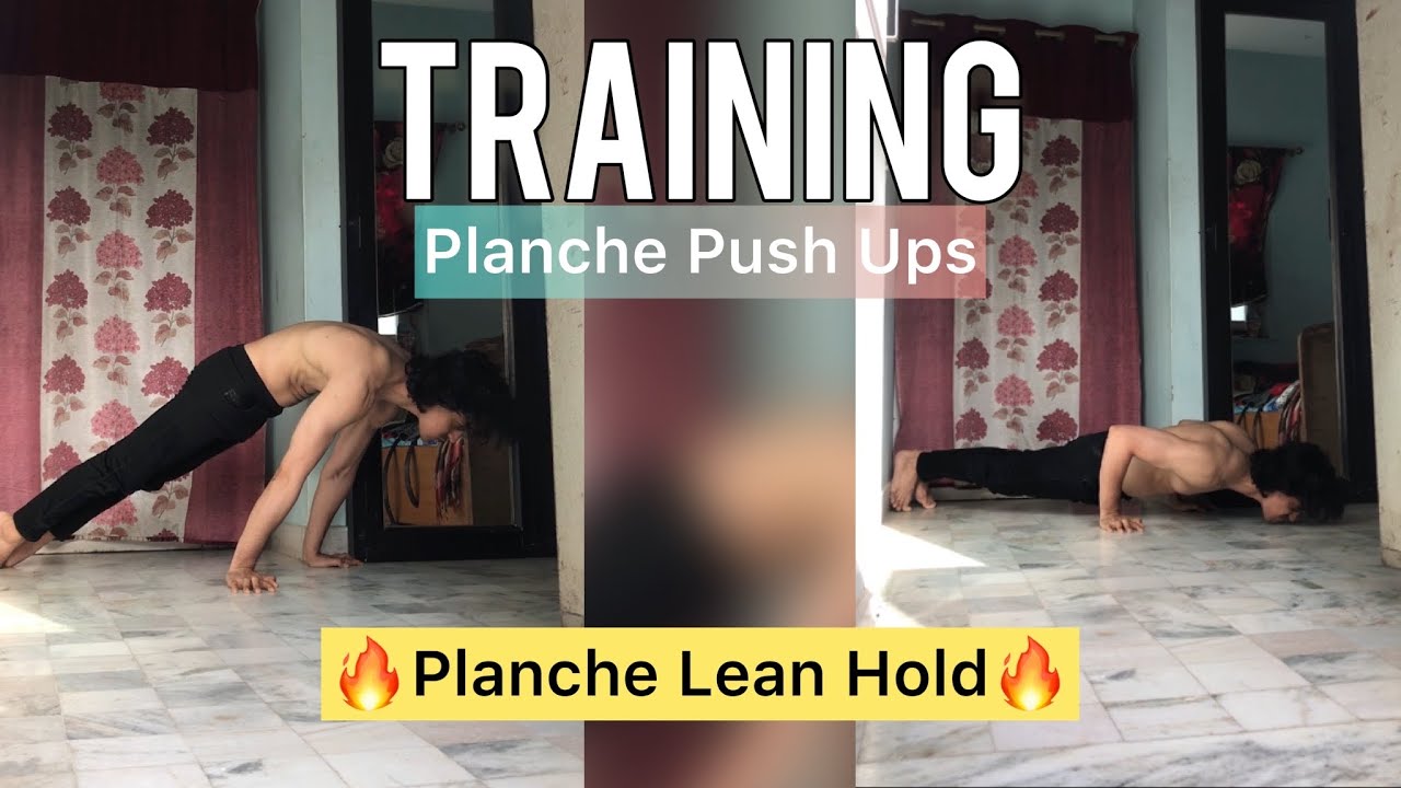 Planche Push Ups Training at Home | planche lean hold | planche | calisthenics - YouTube