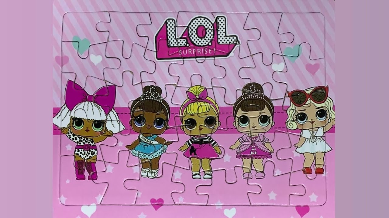 LOL Surprise OMG Dolls Jigsaw Puzzle Challenge! Unboxing & Fun Puzzle ...