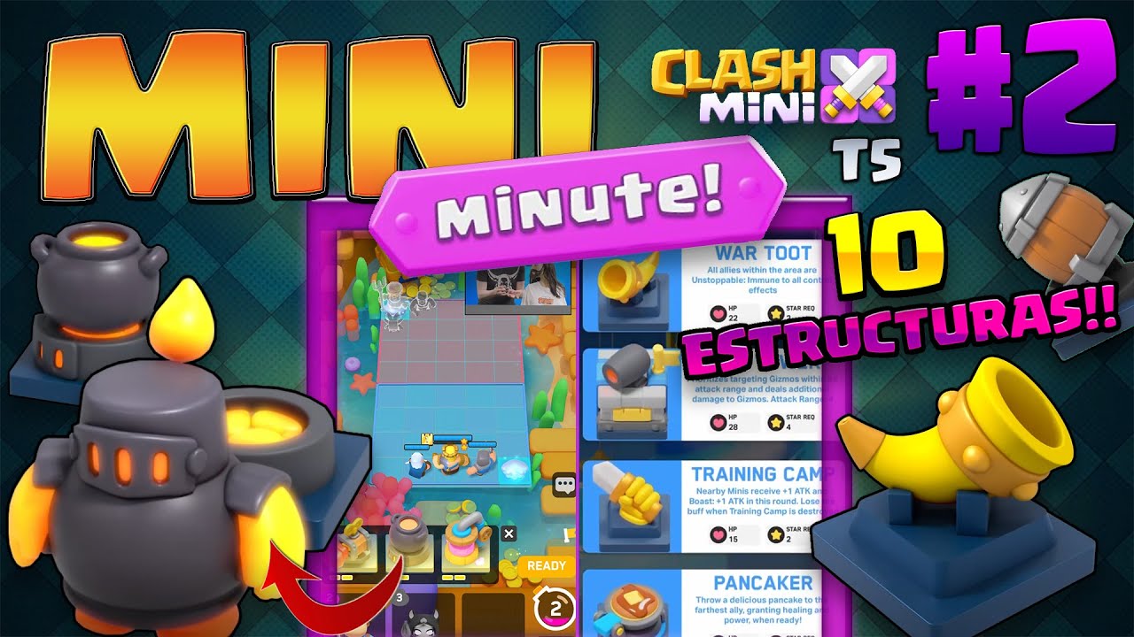 🏗️LLEGAN 10 ESTRUCTURAS A CLASH MINI / 👉EXPLICACIÓN de TODOS los GIZMOS ...