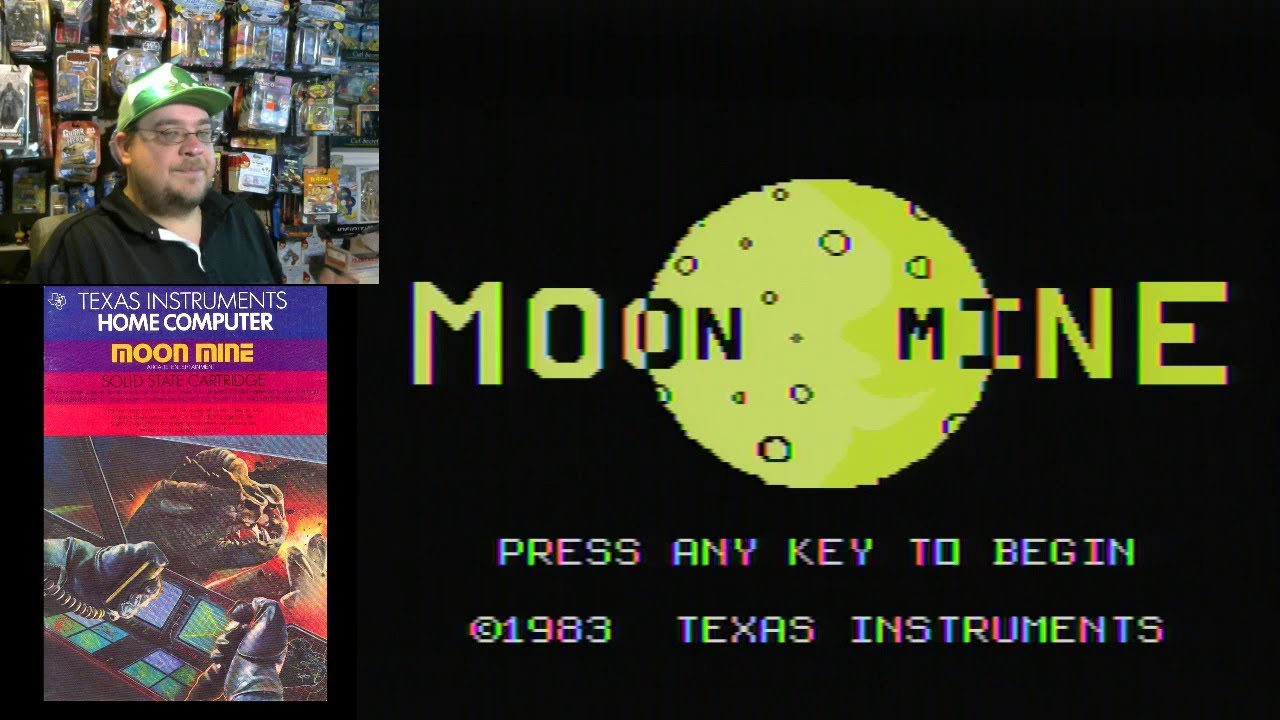 Moon Mine for the Texas Instruments TI-99/4A - game play - YouTube