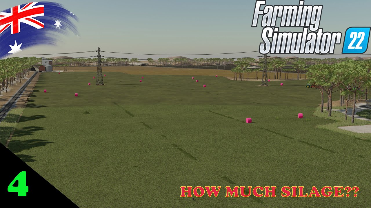 Western Australia Ep 4 Big grass field, small implements Farm Sim 22 ...