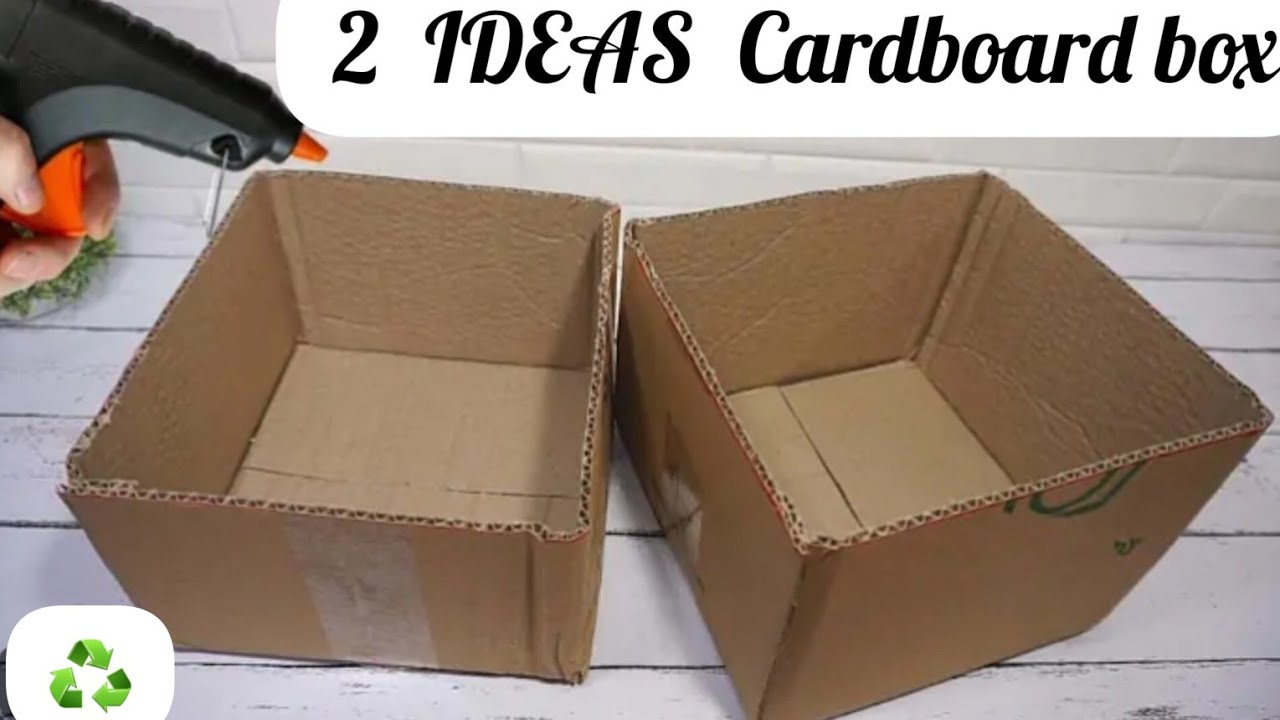 I collected cardboard boxes and made something interesting - YouTube