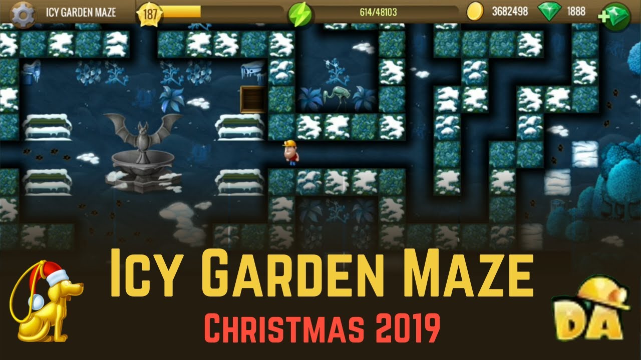 Icy Garden Maze - #14 Christmas 2019 - Diggy's Adventure - YouTube