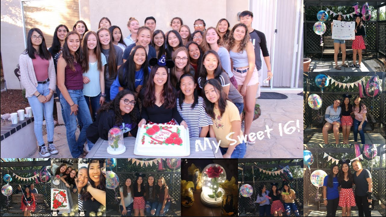 MY DISNEY SWEET 16 | Alison Chin - YouTube