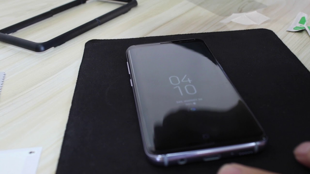 GAHOGA S8 Full Adhesive Screen Protector Installation Video Guide ...