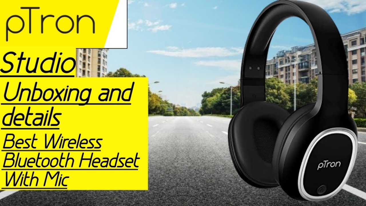 p-Tron Wireless Bluetooth Headset with Microphone | Unboxing and ...