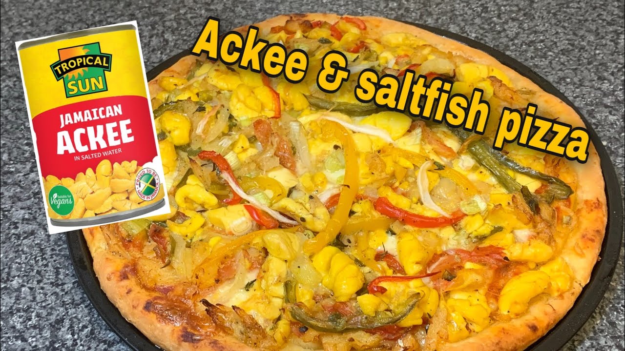 JAMAICAN ACKEE & SALTFISH PIZZA | Mommy makes - YouTube