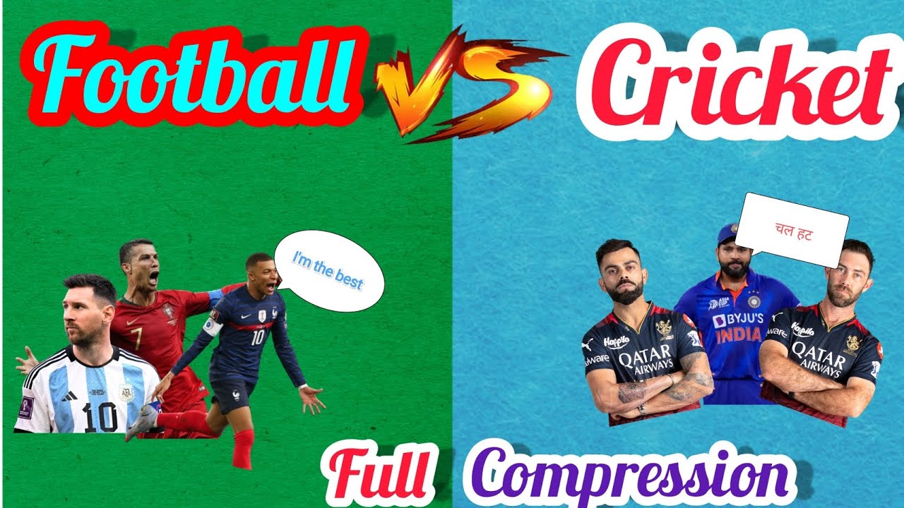 cricket vs football Full comparison video 2023 ||Virat Kohli vs Ronaldo ...