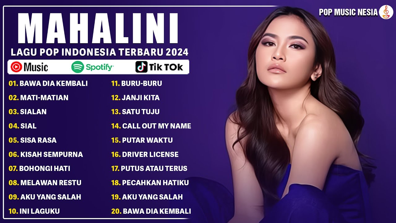 Bawa Dia Kembali - Mahalini | Lagu Mahalini Viral 2024 - Mahalini Full ...