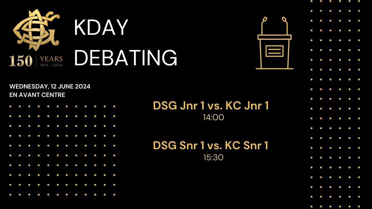 KDay Debating - YouTube