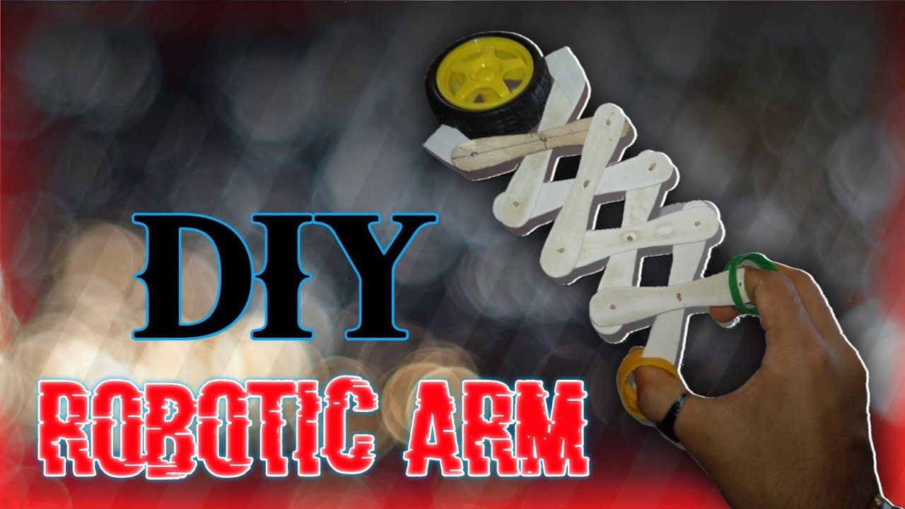 How To make Robotic Arm With pvc pipe at home science project - YouTube