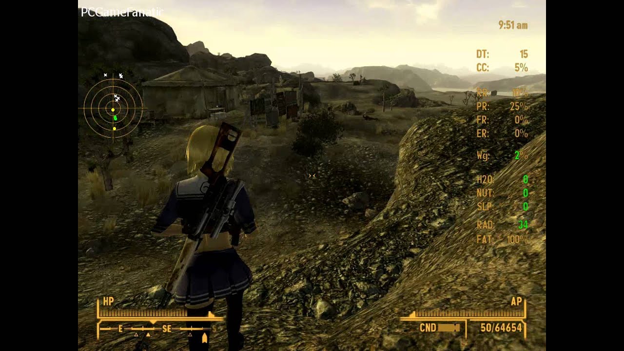 Fallout New Vegas: Directions for Angel Park 2. - YouTube