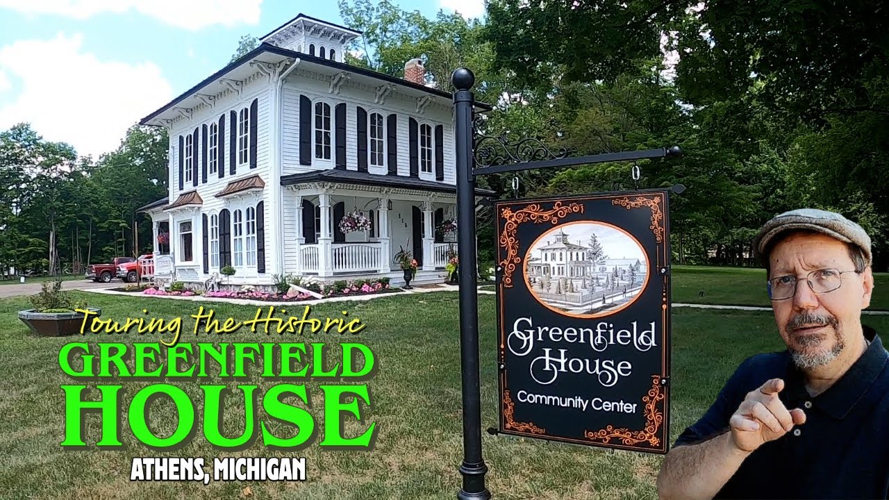 Touring the Historic Greenfield House - Athens, Michigan - YouTube