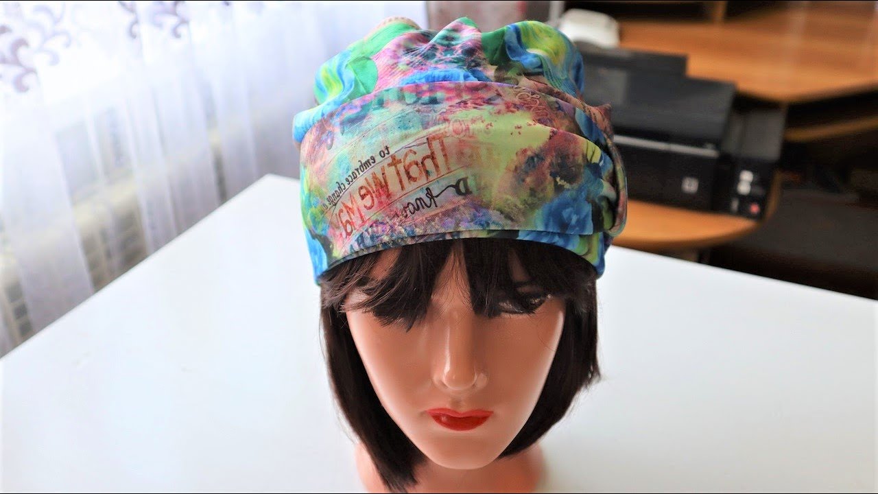 Fashionable headdress for autumn with your own hands. I sewed a hat for ...