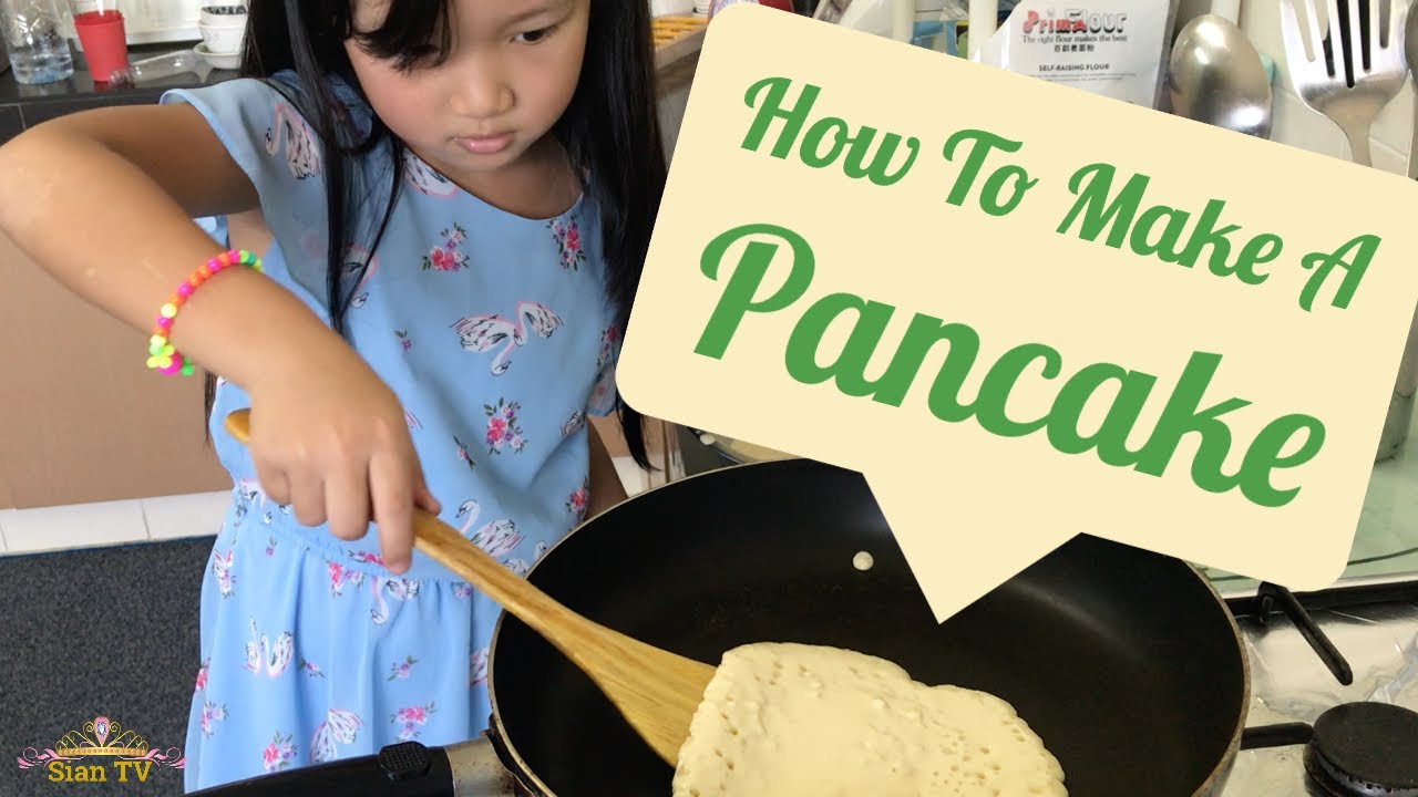 How To Make A Pancake At Home | Kids' Learning - YouTube