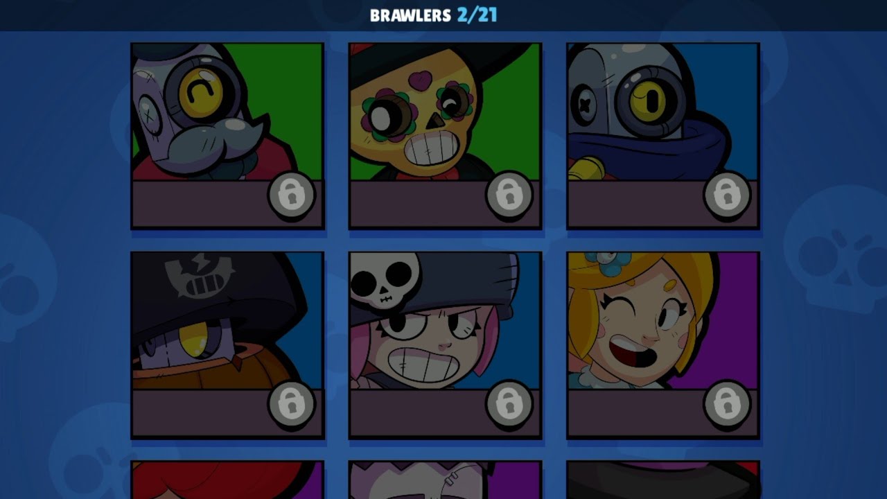Brawl Stars 2018 - Old Brawlers - YouTube