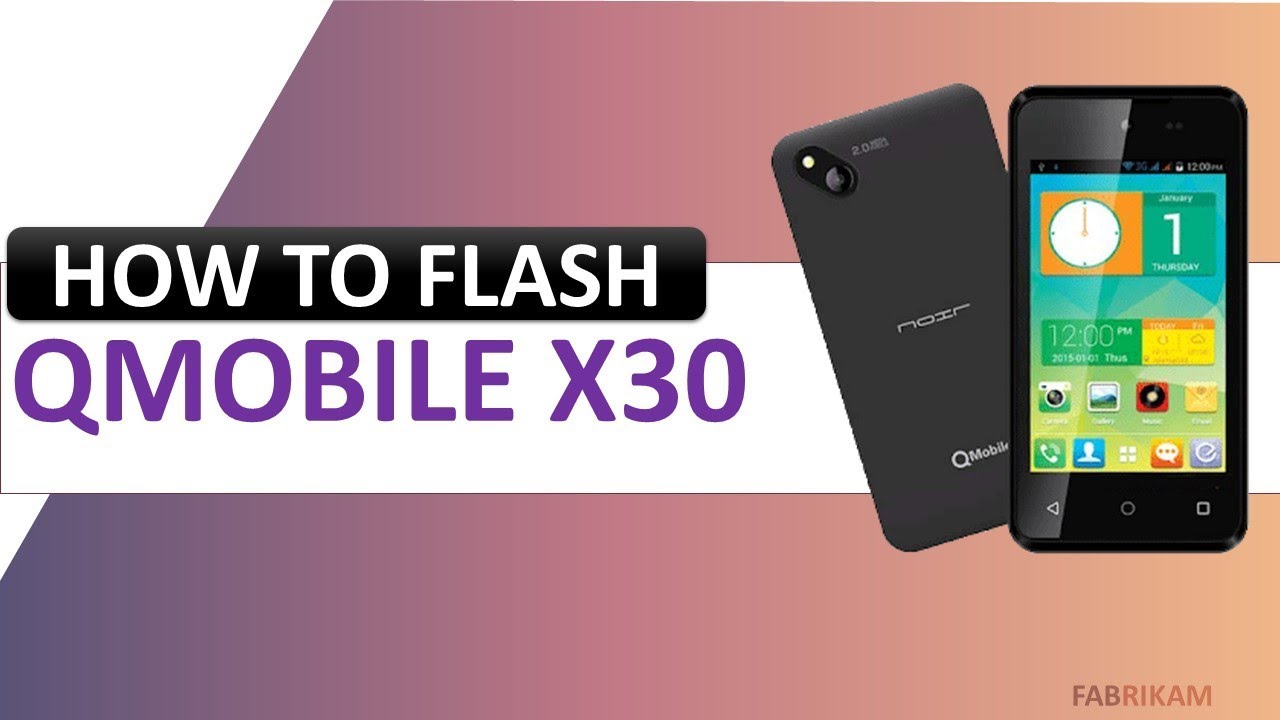 how to flash qmobile x30 | All android mobile flashing - YouTube