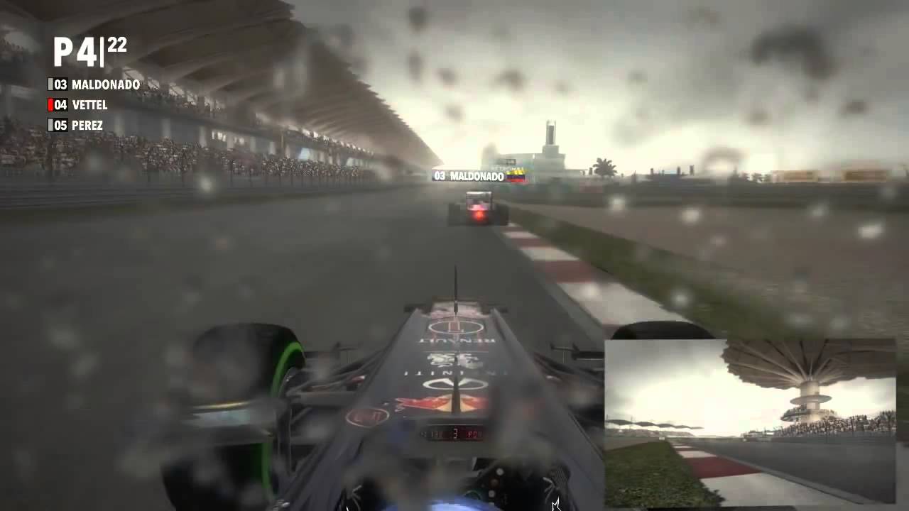 F1 2013 Mod Gameplay Malaysian GP Sebastian Vettel, Red Bull - YouTube