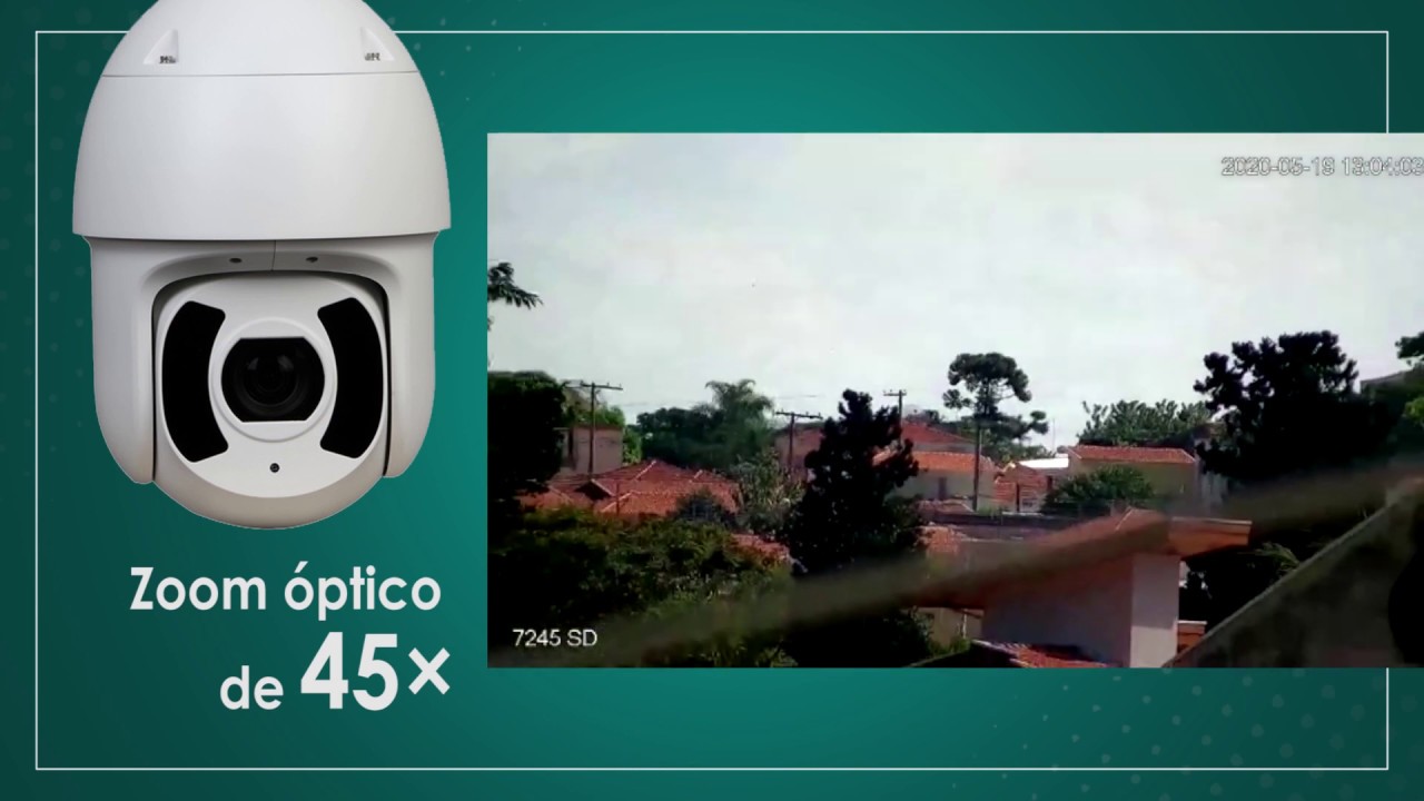 ZOOM ÓPTICO DE 45 X | SPEED DOME VIP 7245 SD - YouTube