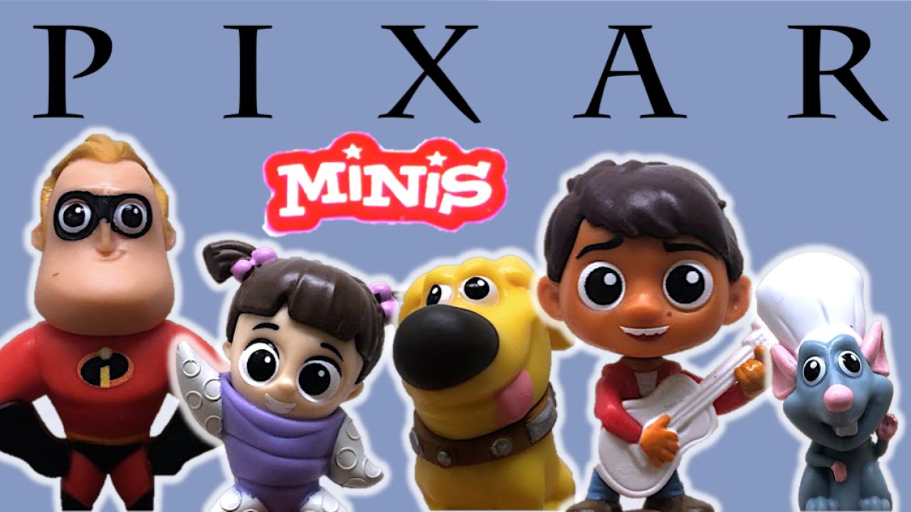 Abrimos los MINIS de PIXAR Serie 2 - HÉROES | Miguel, Boo, Dug, Remy ...