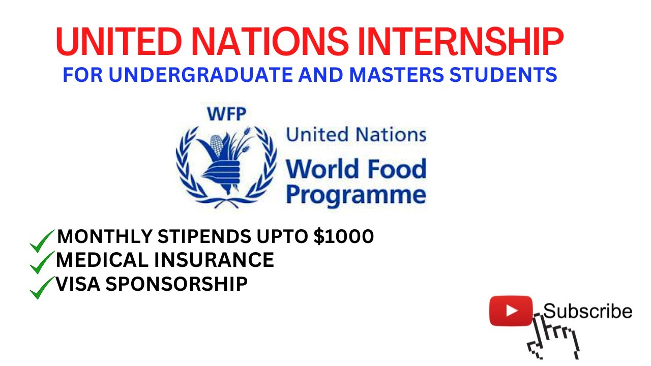 PAID INTERNSHIP AT THE UNITED NATIONS 2023 - YouTube