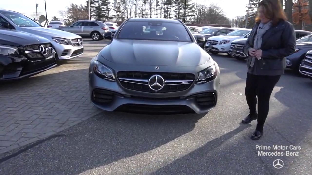 2019 E63s4s E63 AMG Station Wagon in designo selenite Magno Matte paint ...
