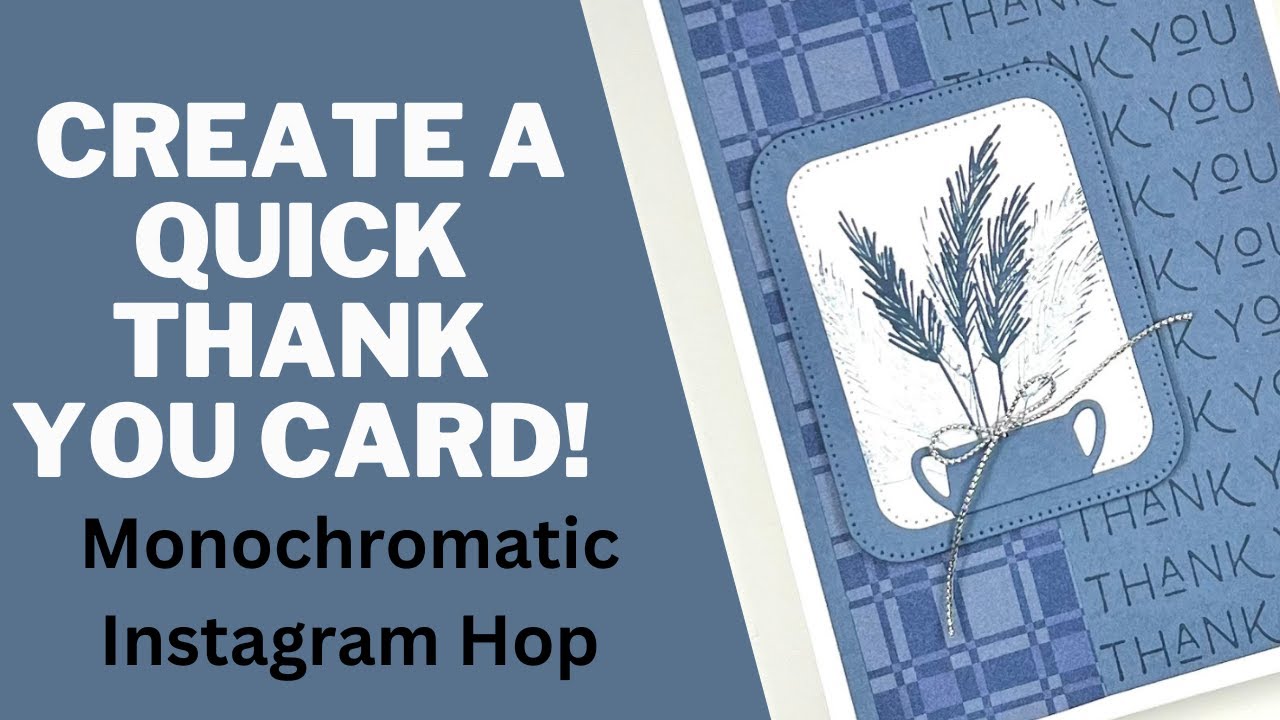 Create a Quick Thank You Card! - YouTube