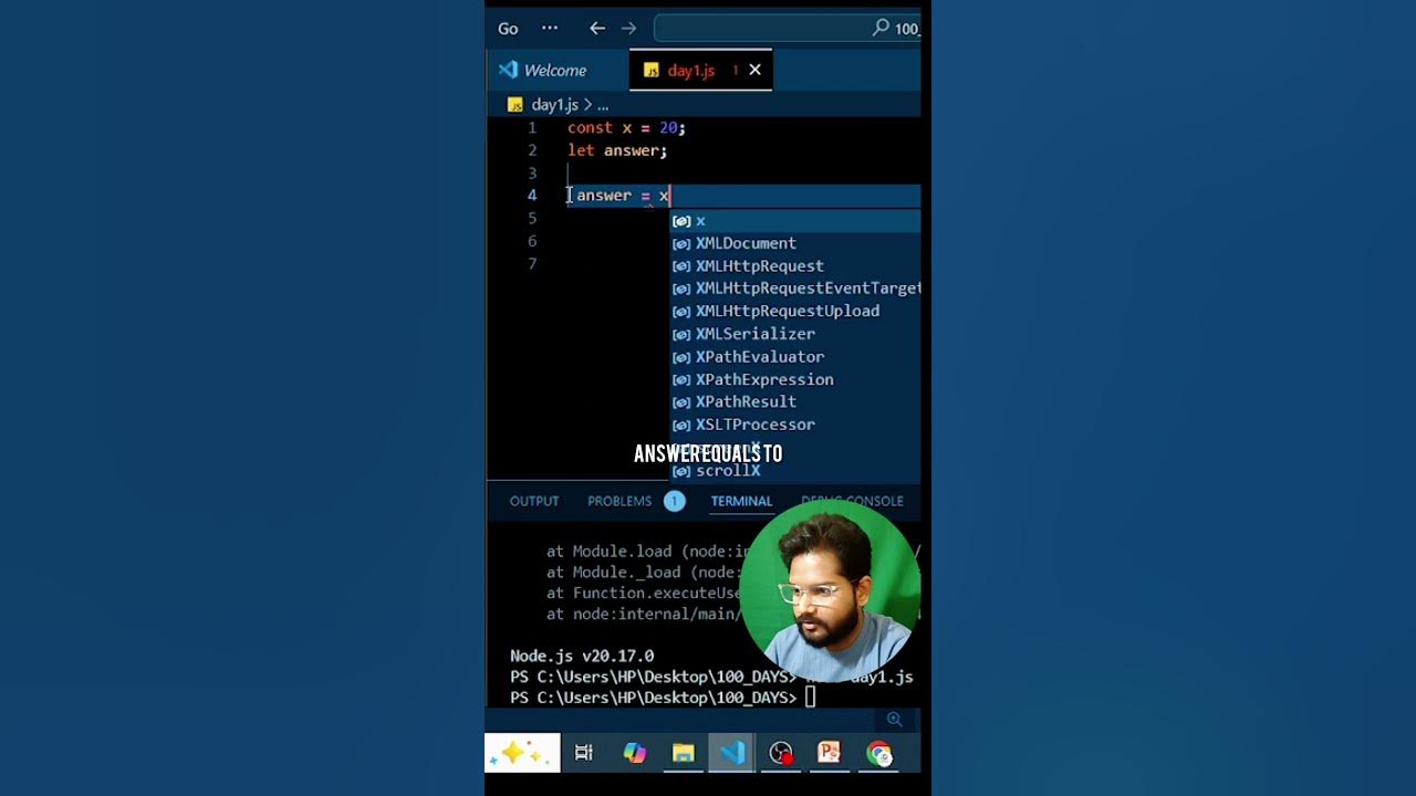 Day #1 || Coding Challenge 🔥#coding #javascriptcode - YouTube