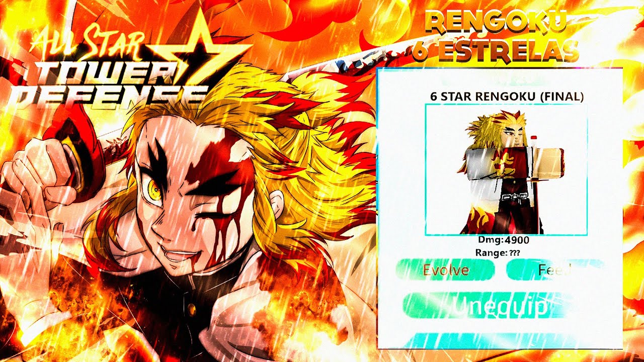 6 STAR RENGOKU SHOWCASE SPOILER* ALL STAR TOWER DEFENSE - YouTube