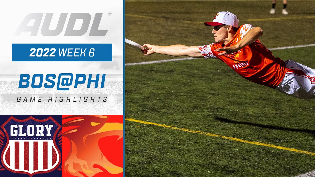 2022 AUDL: Boston Glory at Philadelphia Phoenix | Week 6 | Game ...