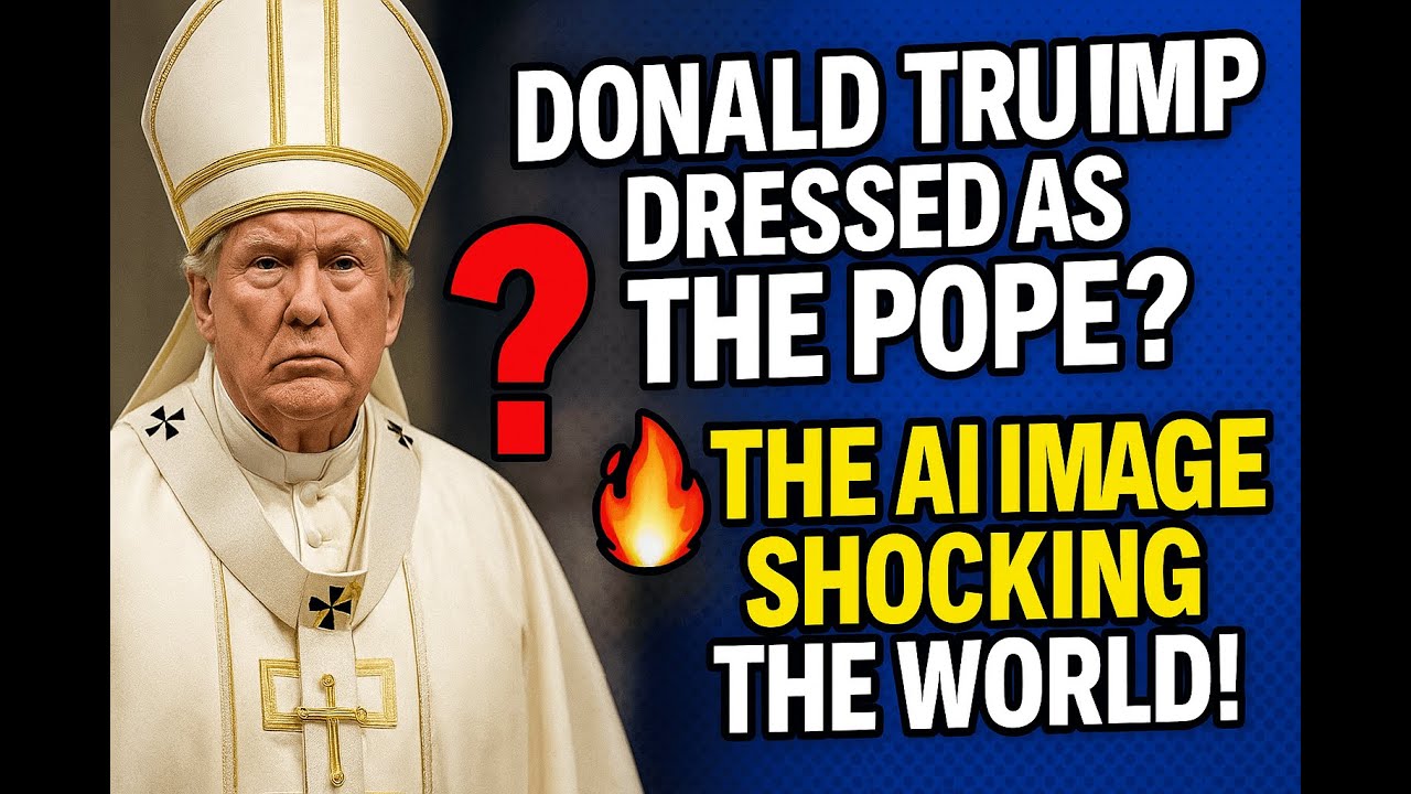 Donald Trump Dressed as the Pope? 🔥 The AI Image Shocking the World ...