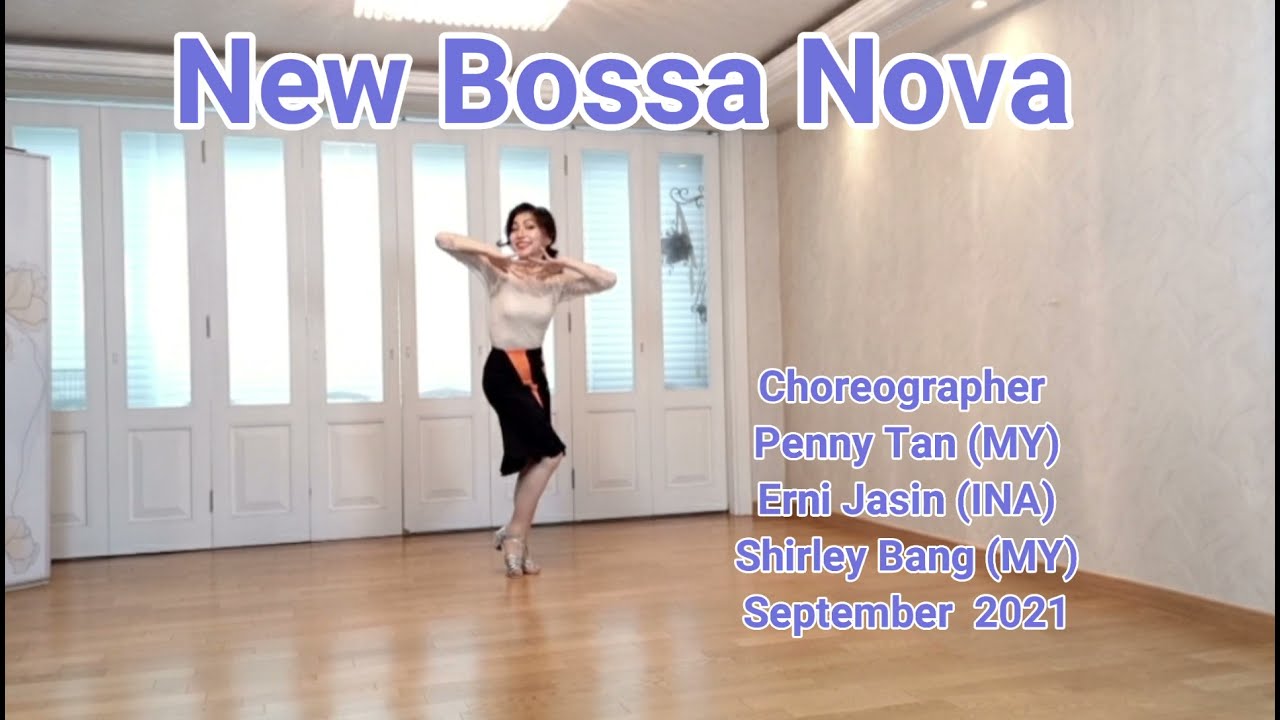 New Bossa Nova Line Dance (Penny Tan, Erni Jasin & Shirley Bang) - YouTube